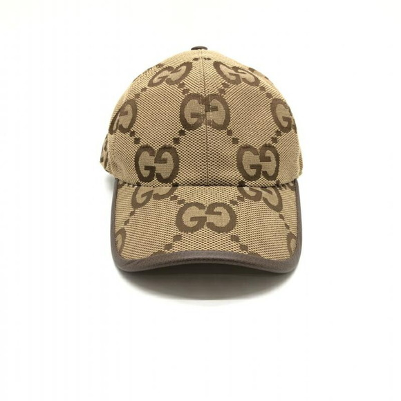 Gucci | Accessories | Gucci Gg Supreme Jumbo Baseball Cap Beige Size ...